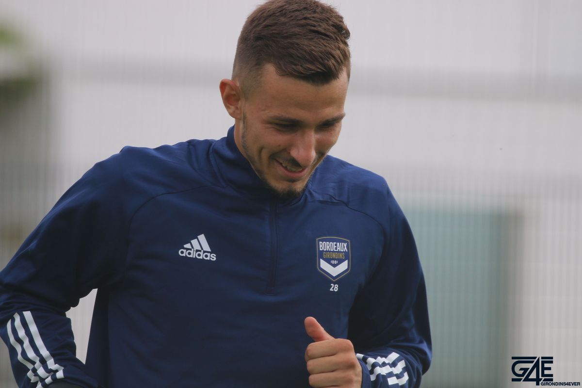 Girondins4Ever - Rémi Oudin a repris avec le groupe
